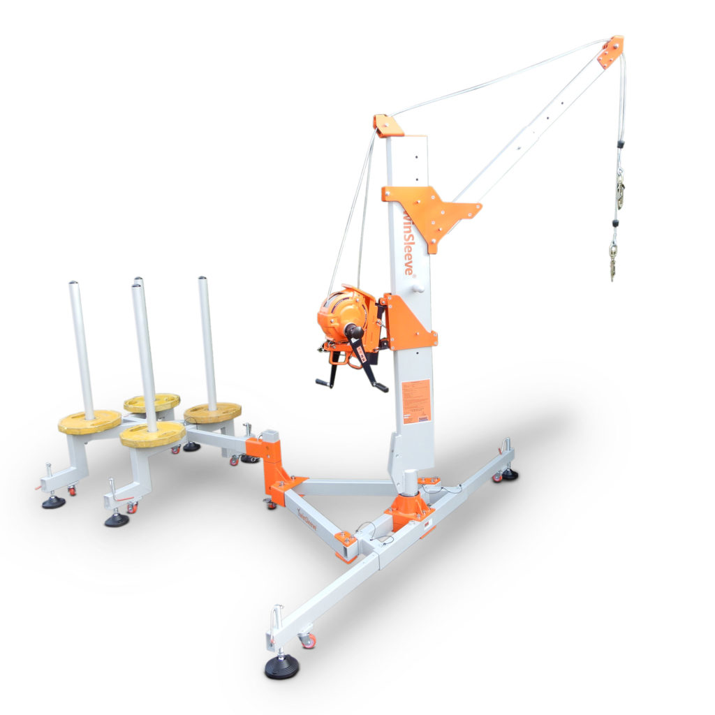 Mobile anchorage system for fall protection and rescue equipment. 360 ...